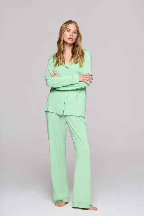 CRICKLE DAISY Matcha In The Desert Long Pajama Set