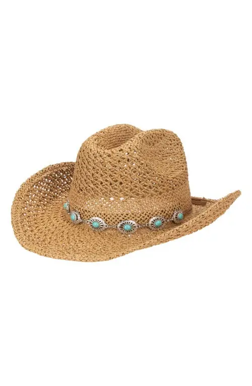 San Diego Hat Coastal Straw Cowboy Hat - Toast