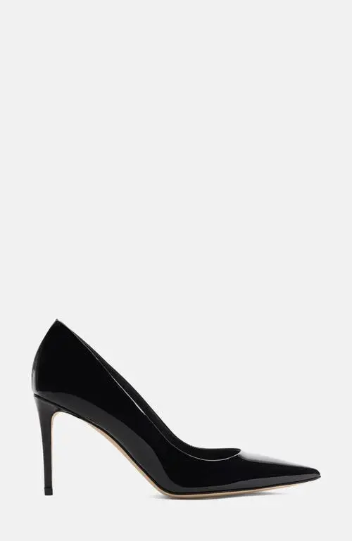 SCAROSSO Gigi Pumps - Black - Patent