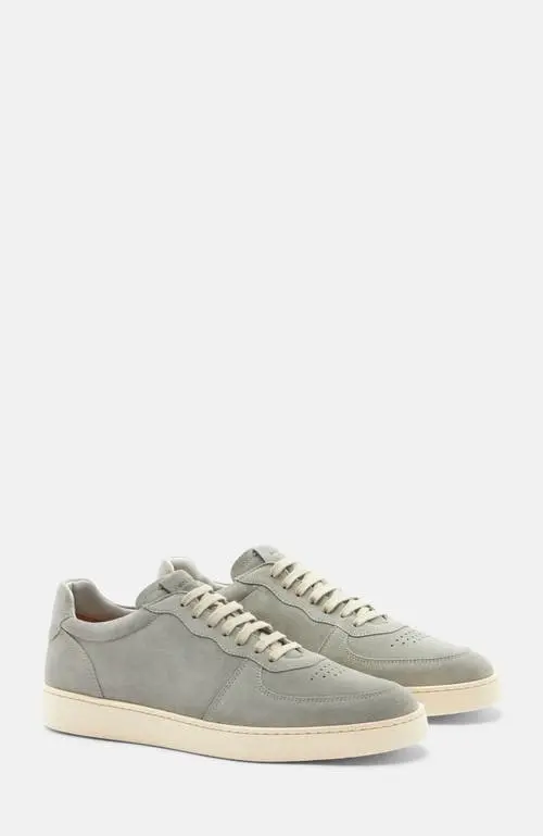 SCAROSSO Agostino Leather Sneakers - Light Steel - Suede