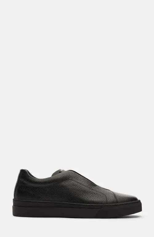 SCAROSSO Luca Slip-on Sneakers - Black - Calf