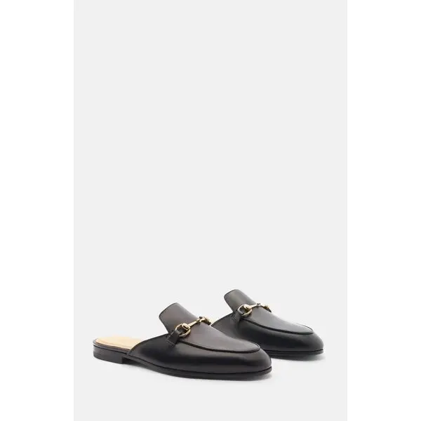 SCAROSSO Enrico Horsebit Loafers - Black - Calf