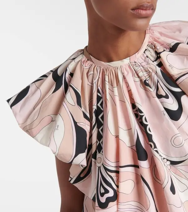 Emilio Pucci Orchidee Cotton Top