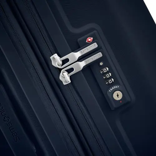 SAMSONITE Outline Pro 24" Medium Checked Spinner Luggage - Midnight Blue