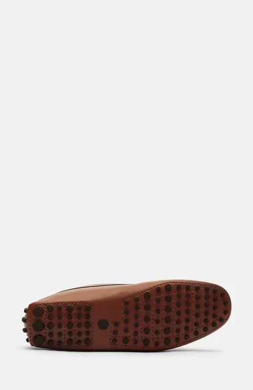 SCAROSSO Ashley Penny Driving Loafers - Cognac - Calf