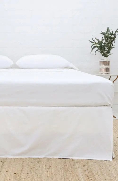 POM POM AT HOME Paneled Cotton Bedskirt
