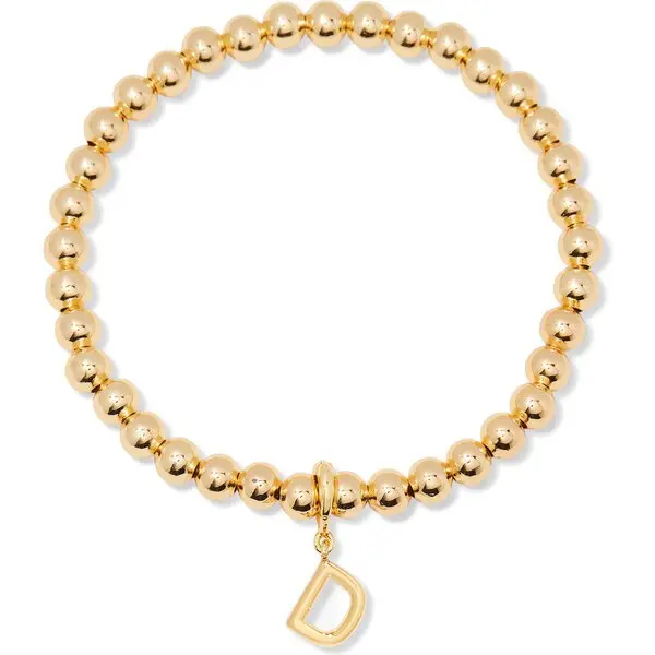 BROOK & YORK Makenna Initial Charm Bracelet - Gold - D
