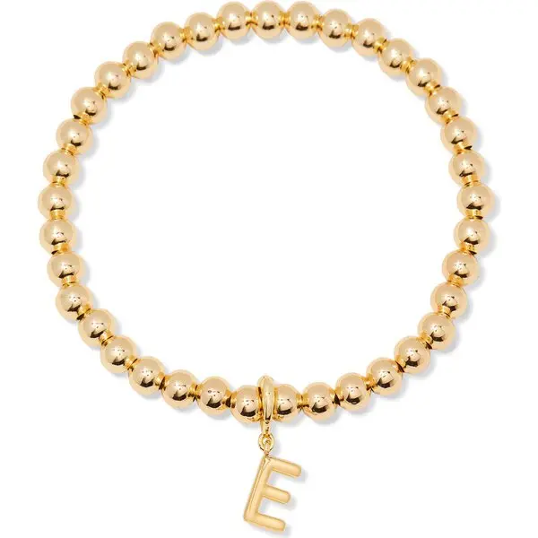 BROOK & YORK Makenna Initial Charm Bracelet - Gold - E