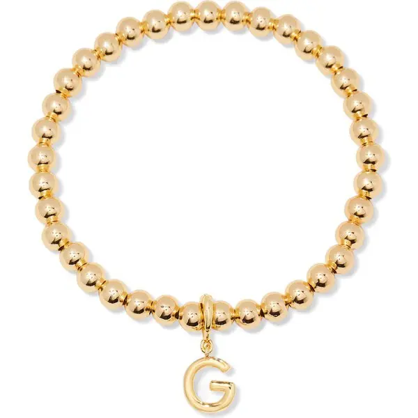 BROOK & YORK Makenna Initial Charm Bracelet - Gold - G