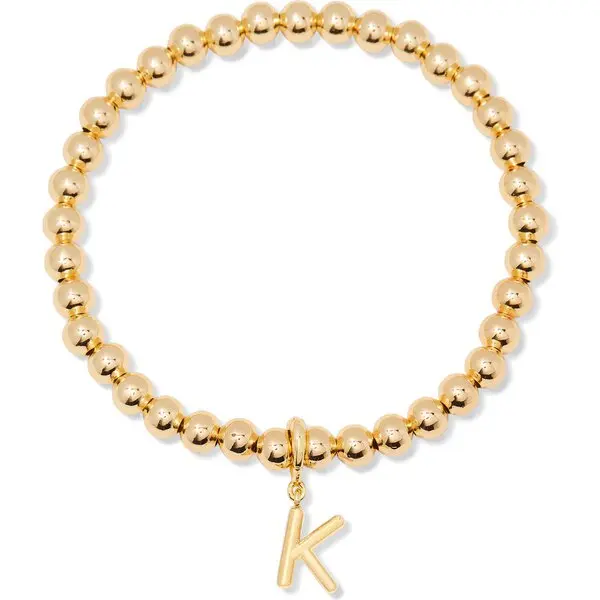 BROOK & YORK Makenna Initial Charm Bracelet - Gold - K