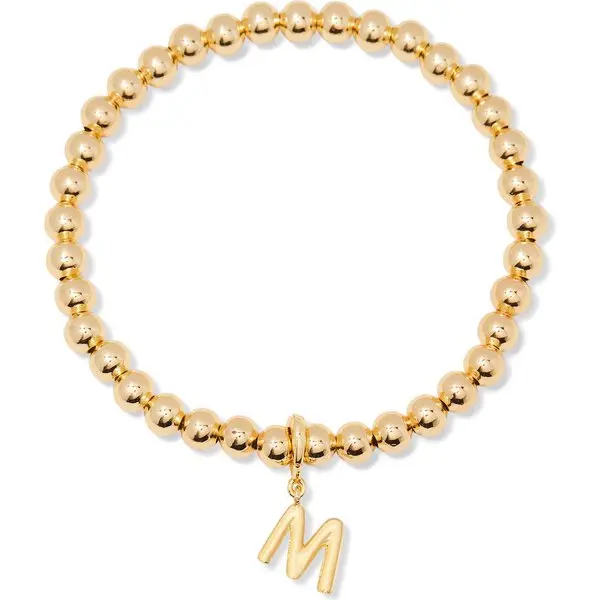 BROOK & YORK Makenna Initial Charm Bracelet - Gold - M