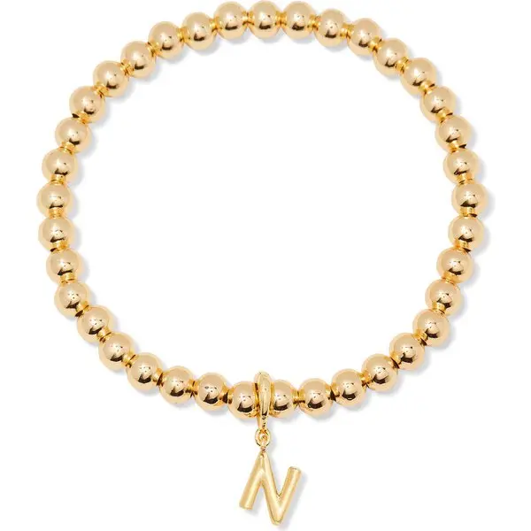 BROOK & YORK Makenna Initial Charm Bracelet - Gold - N