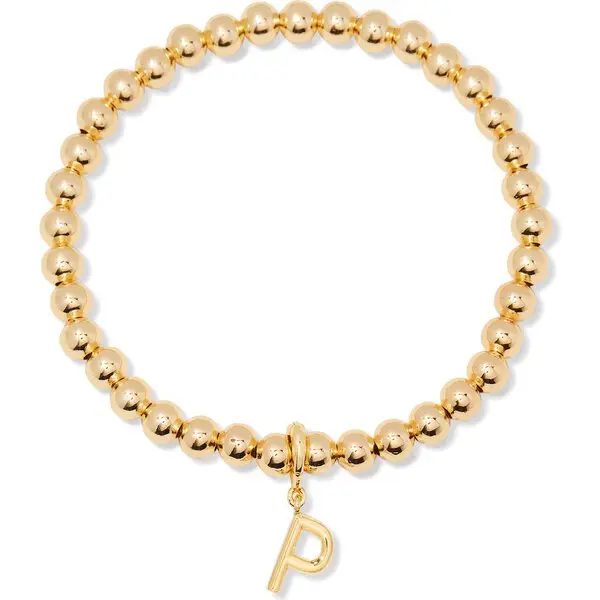 BROOK & YORK Makenna Initial Charm Bracelet - Gold - P