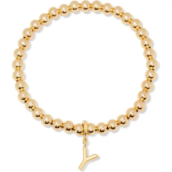 BROOK & YORK Makenna Initial Charm Bracelet - Gold - Y