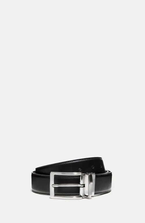 SCAROSSO Reversible Belt - Mixed Black/brown Calf