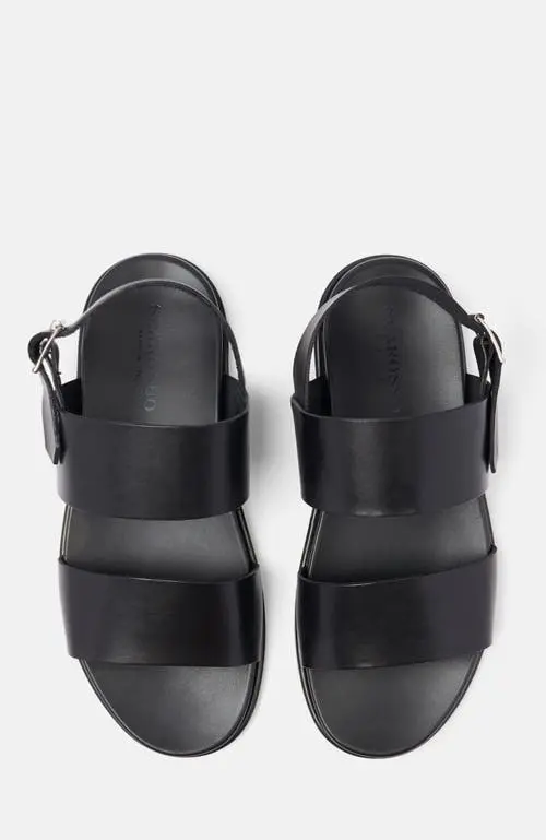 SCAROSSO Antonio Closed-toe Sandals - Black Calf