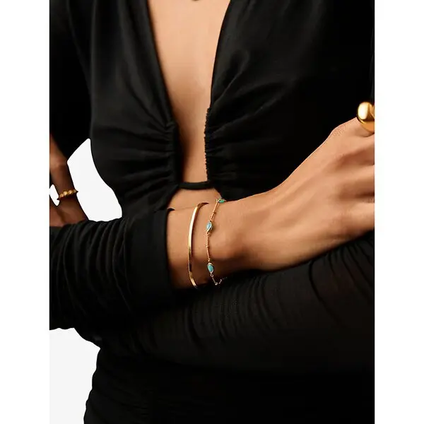 MISSOMA Magma Malachite Charm Bracelet