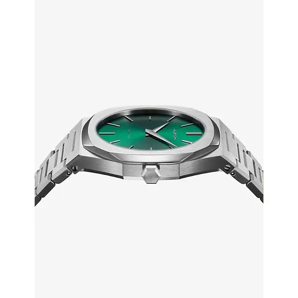 D1 MILANO Scarabeo Ultra Thin 40mm Stainless Steel Quartz Watch - Green
