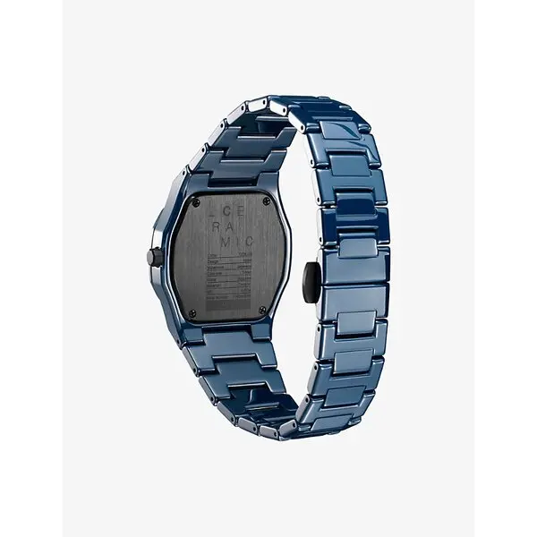 D1 MILANO Ceramic Quartz Watch - Blue
