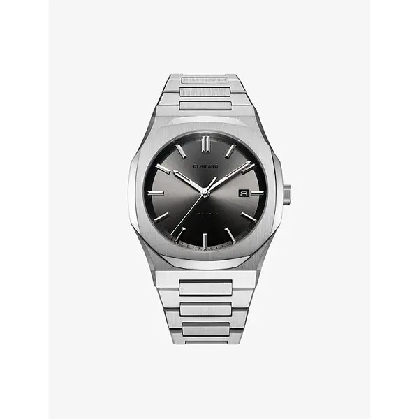 D1 MILANO Automatico Stainless-steel Watch - Dark Grey