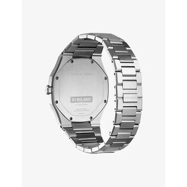 D1 MILANO Ultra Thin 38mm Stainless Steel Quartz Watch - Light Blue