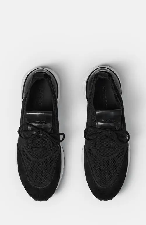 SCAROSSO Robbie Running Sneakers - Black - Knit