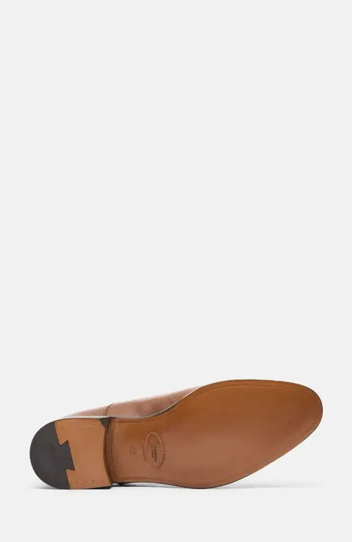 SCAROSSO Vesta Cap Toe Oxfords - Cognac Calf