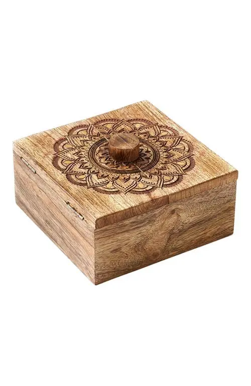 MATR BOOMIE Mandala Keepsake Boxmango Wood