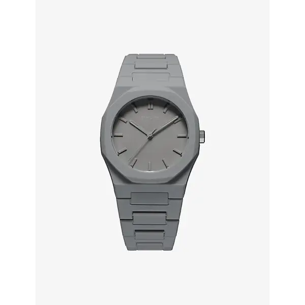 D1 MILANO Polycarbonate Quartz Watch - Grey