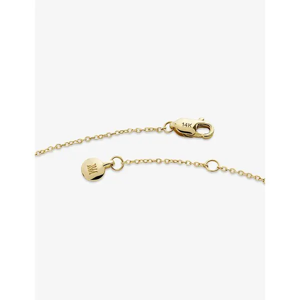 Monica Vinader Initial 'h' Stamp Bracelet - Gold