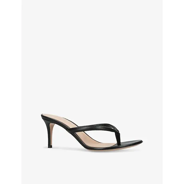 GIANVITO ROSSI Calypso Heeled Leather Sandals