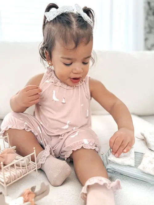 GUNAMUNA Bubble Romper - Tutu Goose