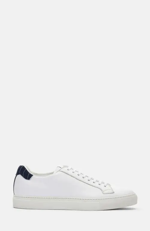 SCAROSSO Pinstripe Low-top Sneakers