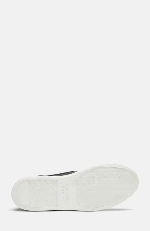SCAROSSO Filippo Slip-on Sneakers - Black - Calf