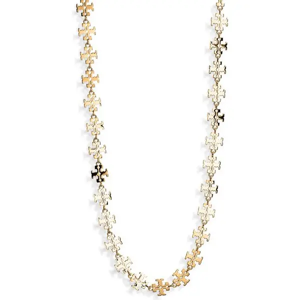Tory Burch Icon Link Necklace - Tory Gold