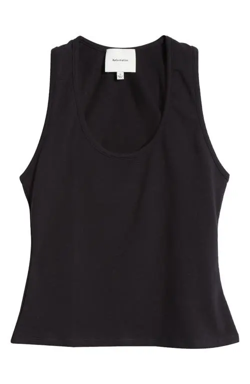 REFORMATION Archie Organic Cotton Blend Jersey Tank