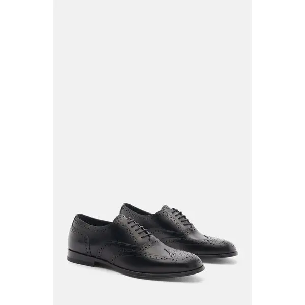 SCAROSSO Judy Oxfords - Black - Calf