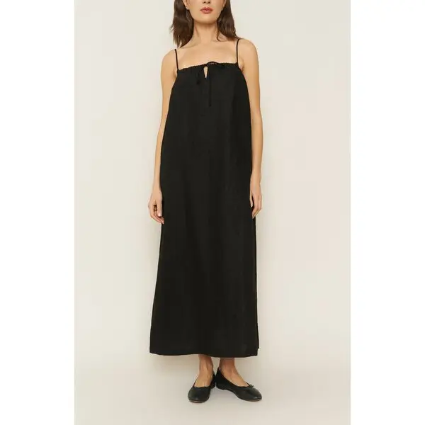 WHIMSY + ROW Soleil Maxi Dress - Black