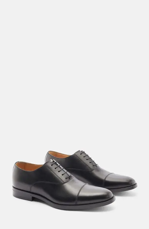 SCAROSSO Cesare Oxford Shoes - Black Calf