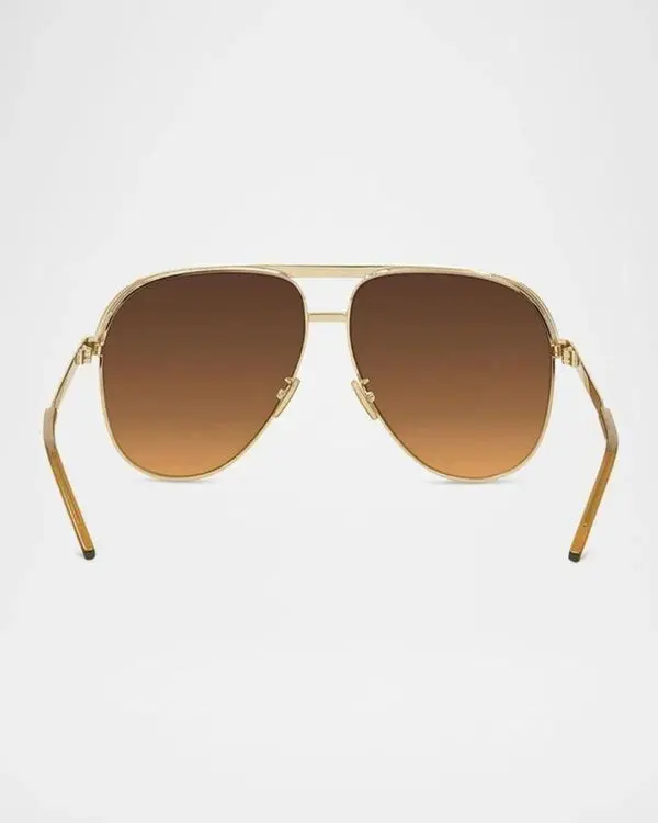 Givenchy Aviator Metal Sunglasses - Sengldbrng