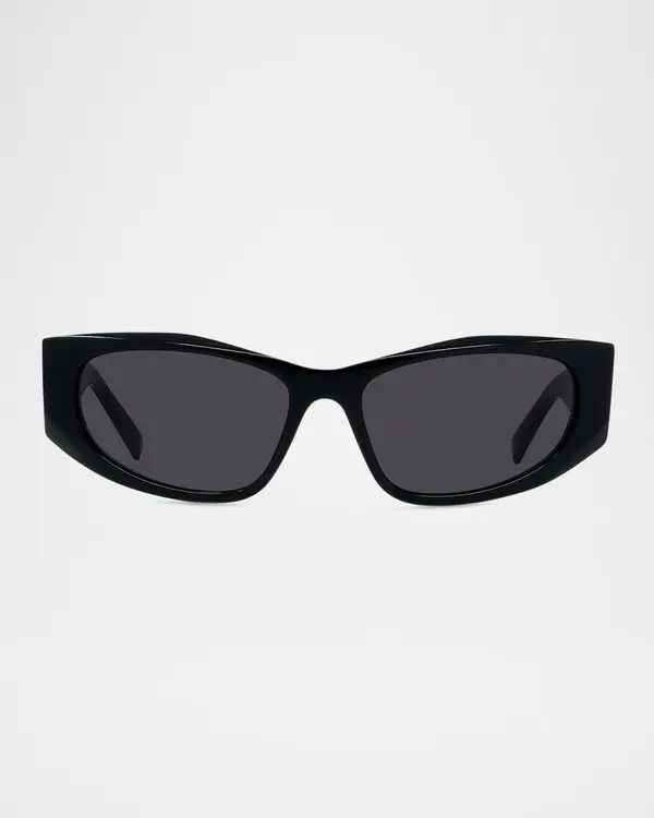 Givenchy Bio-acetate Wrap Around Sunglasses - Sblksmk