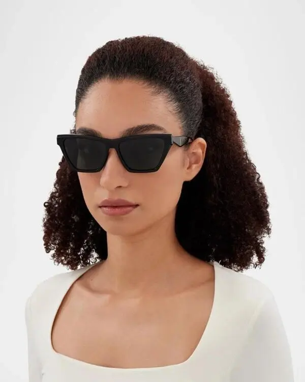 Saint Laurent Acetate Cat-eye Sunglasses