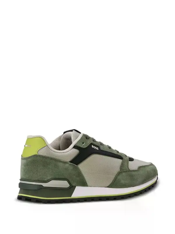 BOSS Mesh-panel Sneakers - Green