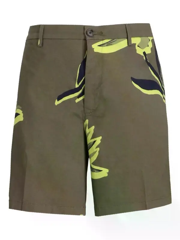 Hugo Boss Printed Shorts - Green