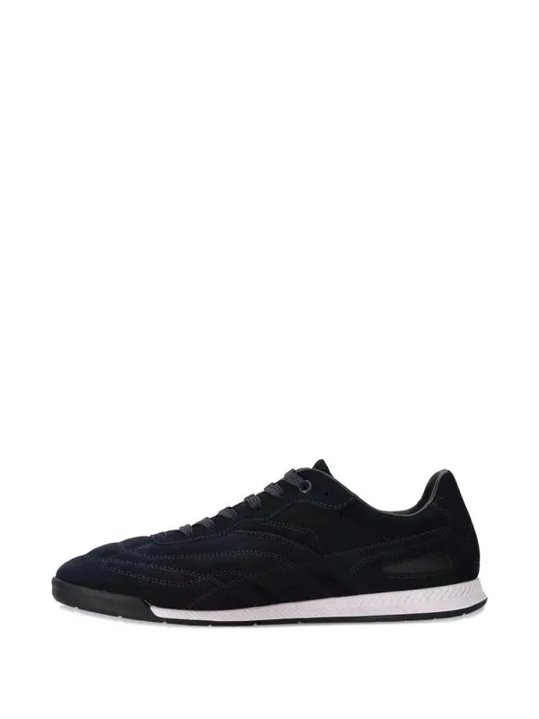 BOSS Suede Panelled Sneakers - Blue