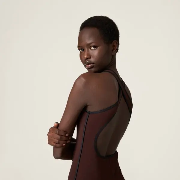 Miu Miu Stretch Jersey Mini Dress