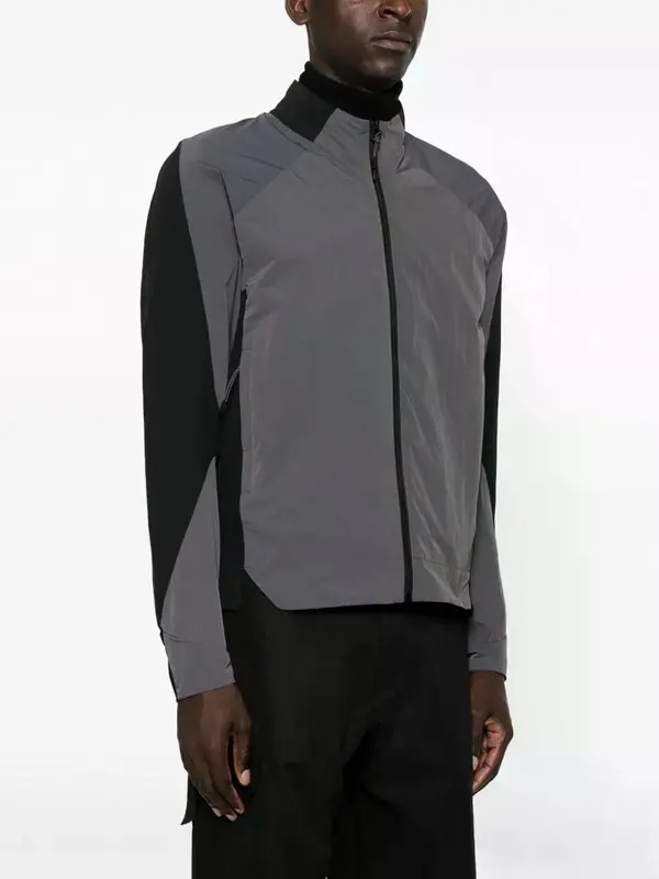 J.L-A.L Zipped High-neck Panelled Jacket