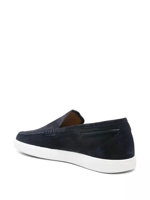 FABI Men\'s BLUE SUEDE FLAT  SUMMER LOAFERS $500 FABI Men`s Size 39/ US 7.5 Shoes Blue Suede Loafer Italy  main image 2