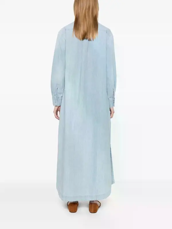 Lorena Antoniazzi Denim Maxi Shirt Dress