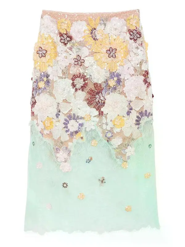 Costarellos Embroidered Lace Top